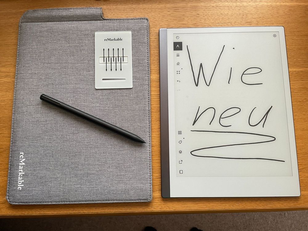 reMarkable 2 mit Etui (sleeve) und Stift (Neu (gemäss Beschreibung)) in ...