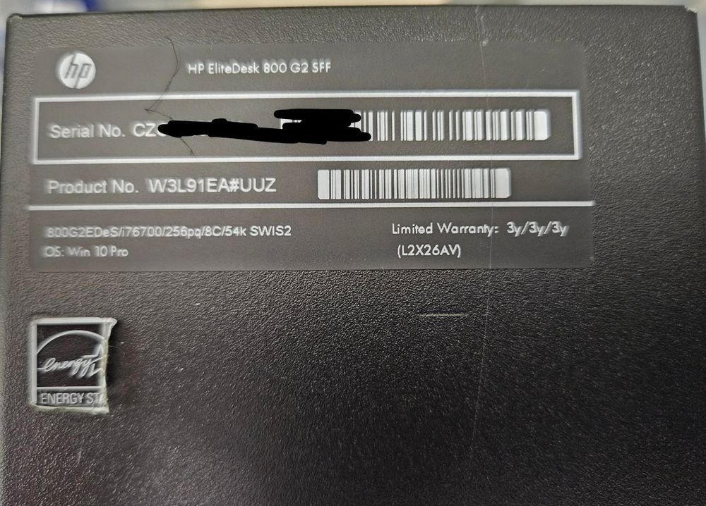 HP EliteDesk 800 G2 - SFF - Windows 11 Pro neu installiert (Gebraucht ...