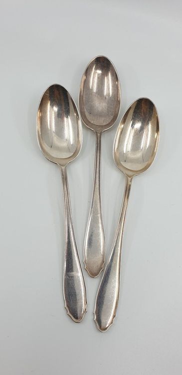Silberbesteck Jezler La Reine 3 Tafellöffel Silber 800 | Kaufen auf Ricardo