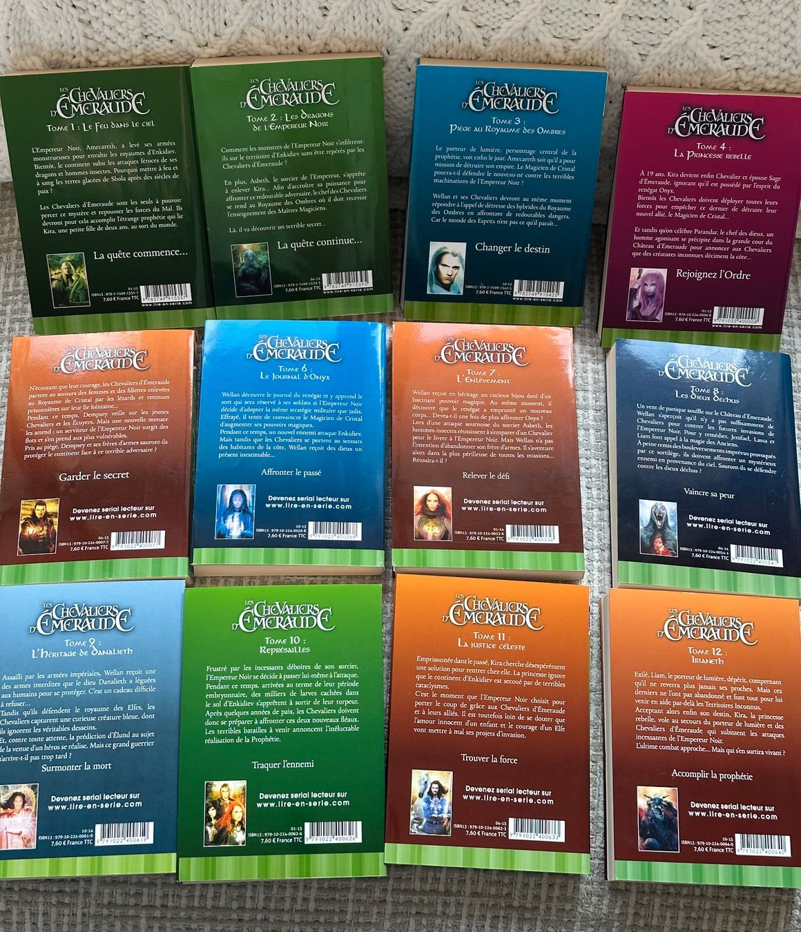 🟢 Les Chevaliers d'Emeraude, 12 tomes, collection complète (D'occasion) à Misery pour CHF 79.95 ...