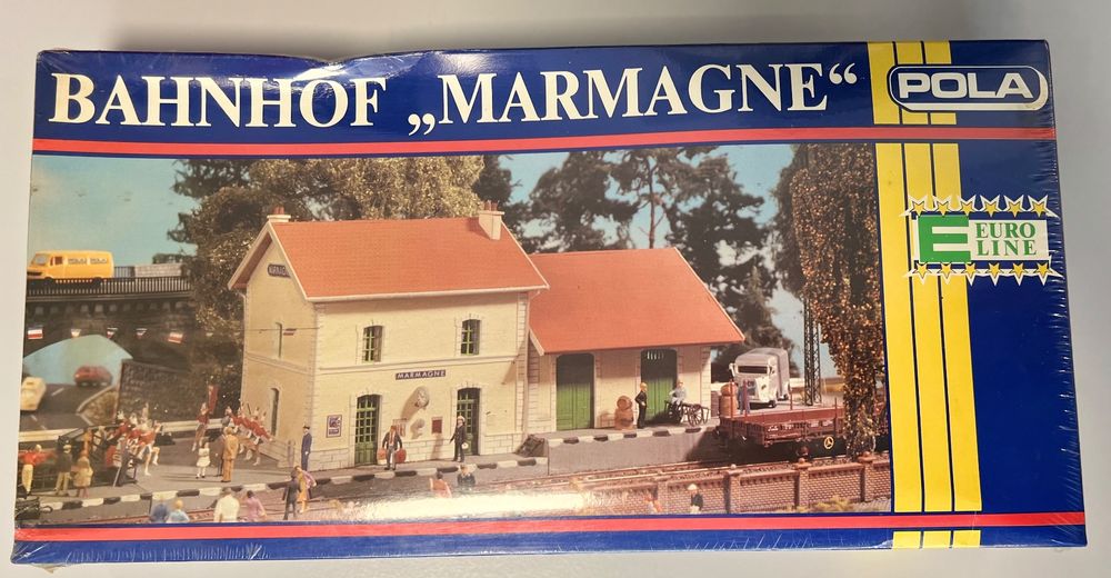 Pola H0 743 „Bahnhof Marmagne“ Bausatz Rarität (Neu und ...