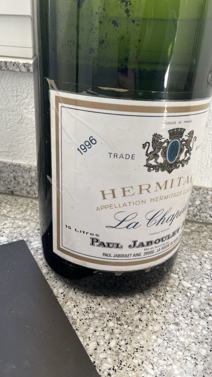 15 lit Hermitage La Chapelle Paul Jaboulet Aine 1996, Raritä (Gebraucht ...