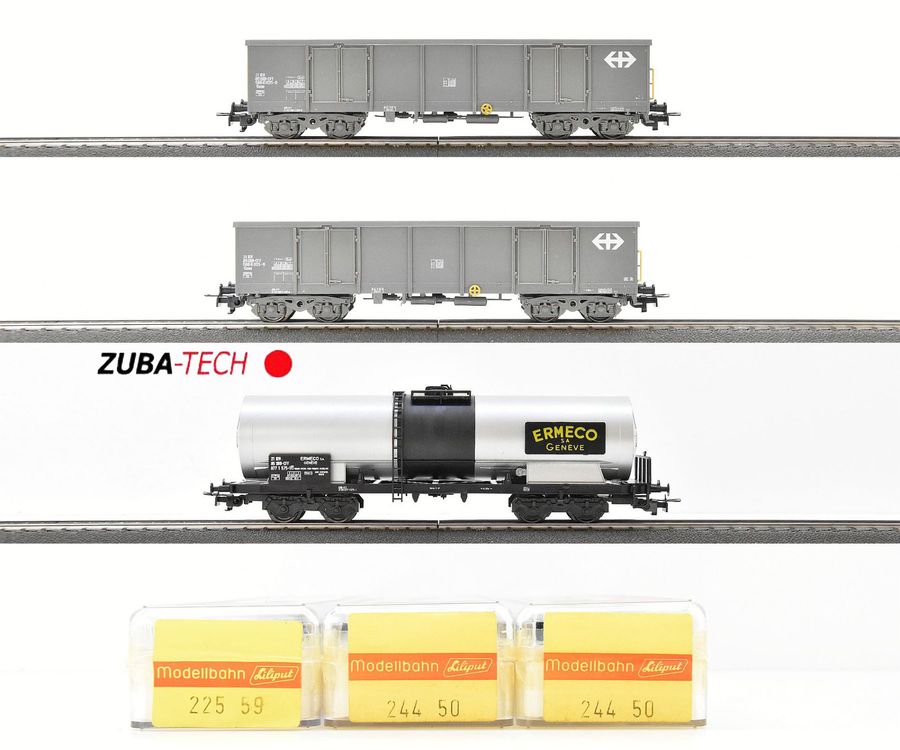 Liliput 3x Güterwagen der SBB H0 GS mit OVP (Gebraucht) in St. Gallen für CHF 27 – mit Lieferung ...