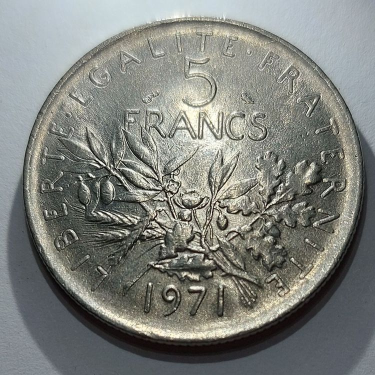 Frankreich 5 Francs 1971 (Gebraucht) in Möriken AG für CHF 3 – mit Lieferung auf Ricardo kaufen