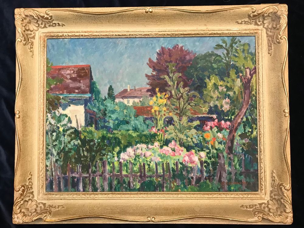 Gemälde Hans Gschwind (Basel1907-1992 Spiez )Öl a. Malkarton (Gebraucht ...