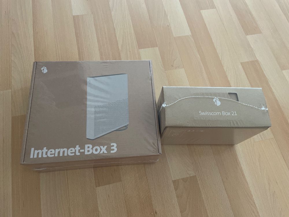 Swisscom Internet-Box 3 mit Box 21, neu | Kaufen auf Ricardo