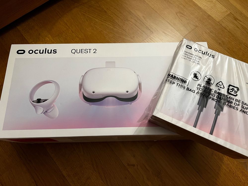 Oculus Quest 2 !!256GB!! inkl. Link Cable | Kaufen auf Ricardo