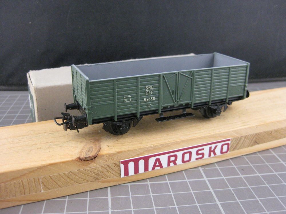 HAG SBB offener Güterwagen grün, mit OVP, . (Gebraucht) in Malters für ...