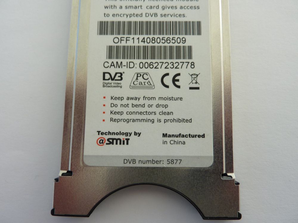 1 Stk. DIGITAL CABLE GROUP conax CAM (CI+) smiT (Gebraucht) in Kloten ...