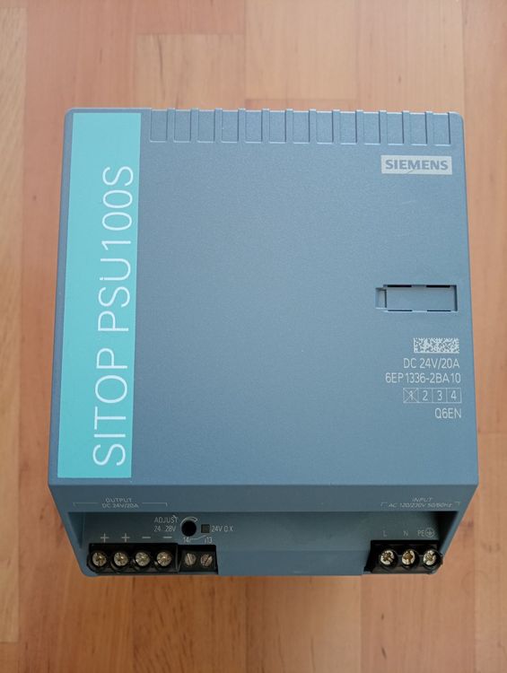 Siemens SITOP PSU100S 20 A Stromversorgung / 6EP1336-2BA10 (Gebraucht ...