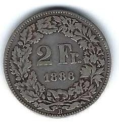 2 Franken 1886 Silber | Kaufen auf Ricardo