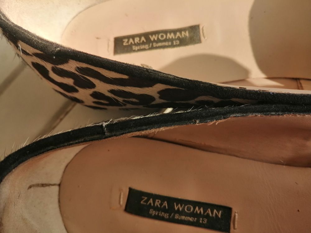 ZARA Klassischer Ballerina leopard print 38 | Kaufen auf Ricardo