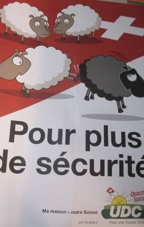 Affiche UDC Mouton noir (D'occasion) à Fleurier pour CHF 500 – retrait ...