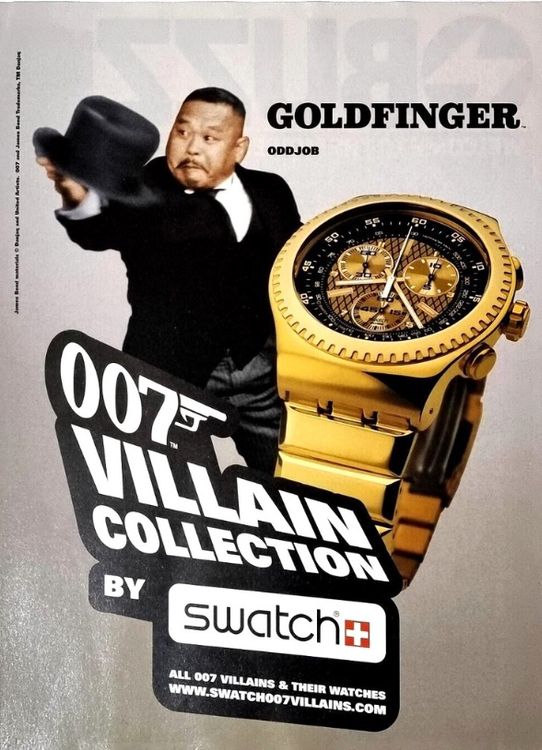 SWATCH IRONY CHRONO-007 Villain Collection-Goldfinger RAR (Gebraucht) in Buchrain für CHF 262 ...