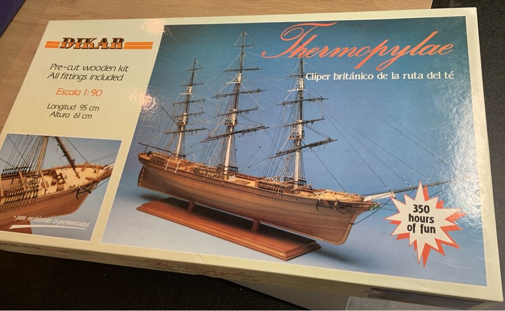DIKAR Modellbau "Thermopylae" Clipper 1:90 Holzbausatz (Neu und ...