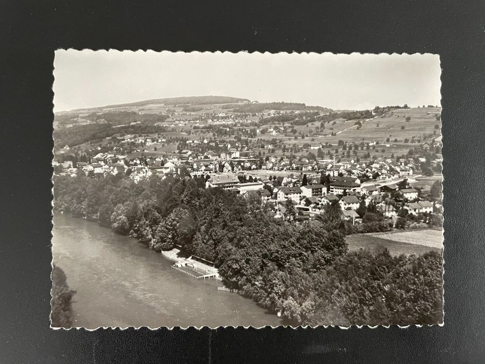 AK AG Mit dem Flugzeug über Bremgarten (Gebraucht) in Thal für CHF 17 – mit Lieferung auf ...