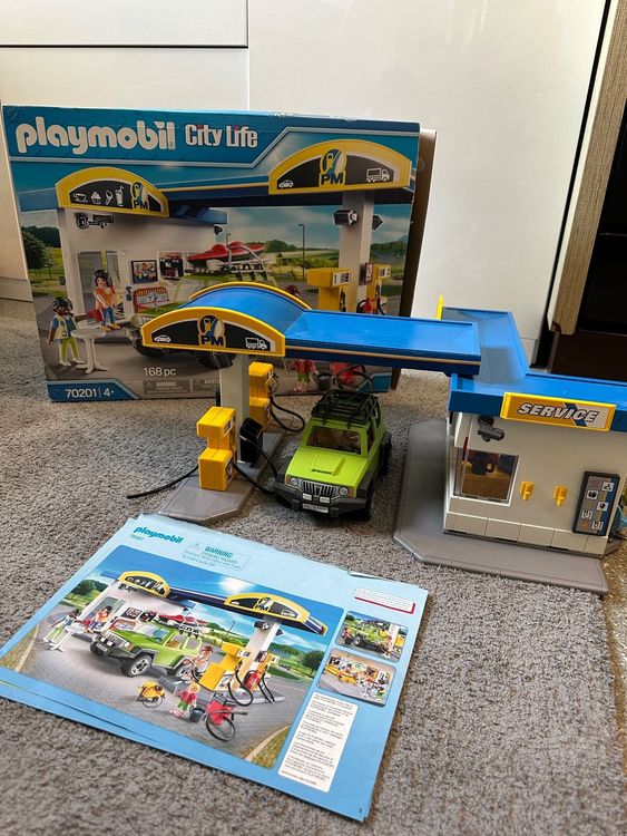 Playmobil 70201 Grosse Tankstelle-NP: 125.90.- (Gebraucht) in Liestal für CHF 35 – mit Lieferung ...