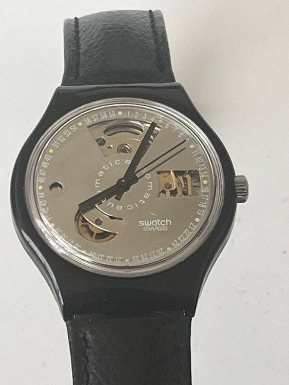 Swatch ""Black Motion"" Automatikuhr SAB100 - Swiss Made | Kaufen auf Ricardo