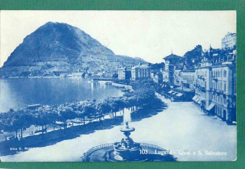 Lugano, Quai e San Salvatore,1925 | Kaufen auf Ricardo