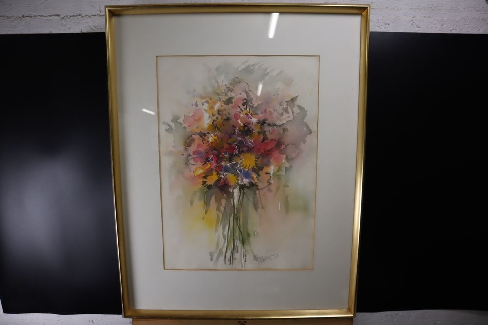 Orginal Aquarell - Signiert unleserlich - Stilleben (Gebraucht) in Zürich für CHF 2 – nur ...