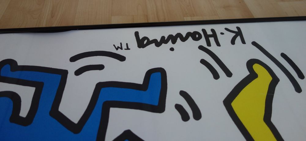 Keith Haring Love (Unity), Original Lithographie Druck 1991 (Gebraucht ...