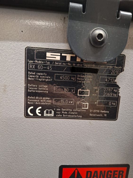 Gabelstapler Stapler Still Hoflader Hubstapler Elektro (Gebraucht) in boniswil für CHF 24900 ...