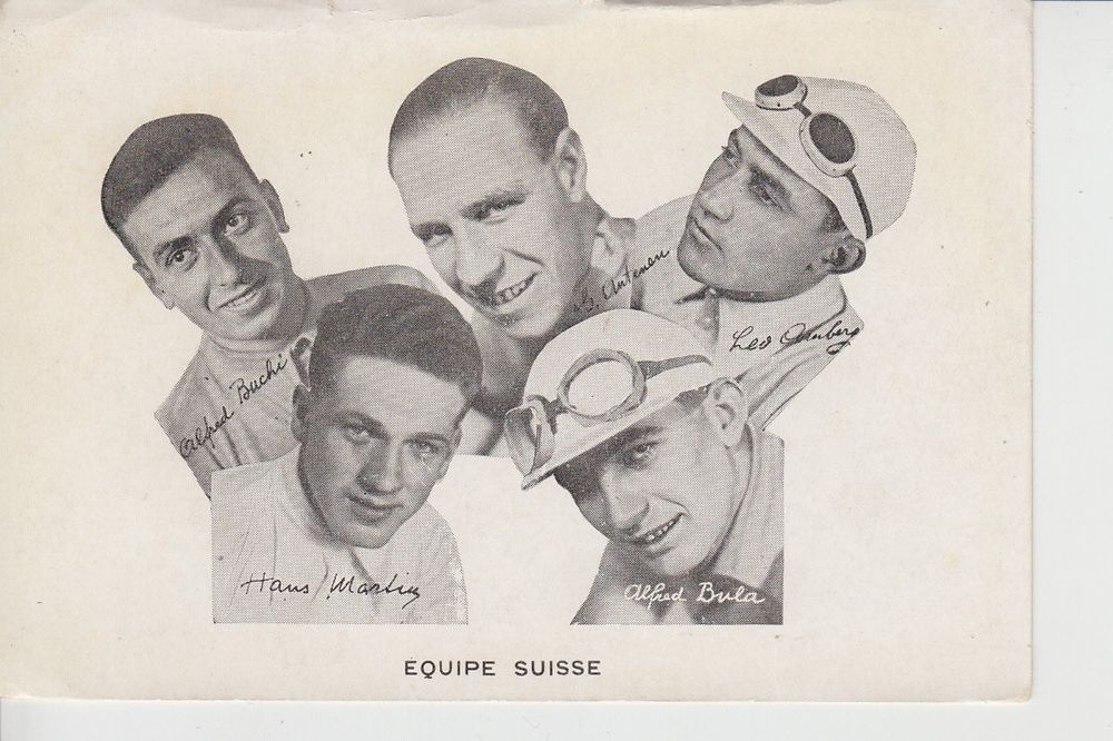 Equipe Suisse BE - Antenen - Buchi Alfred etc. Radfahrer (Gebraucht) in ...
