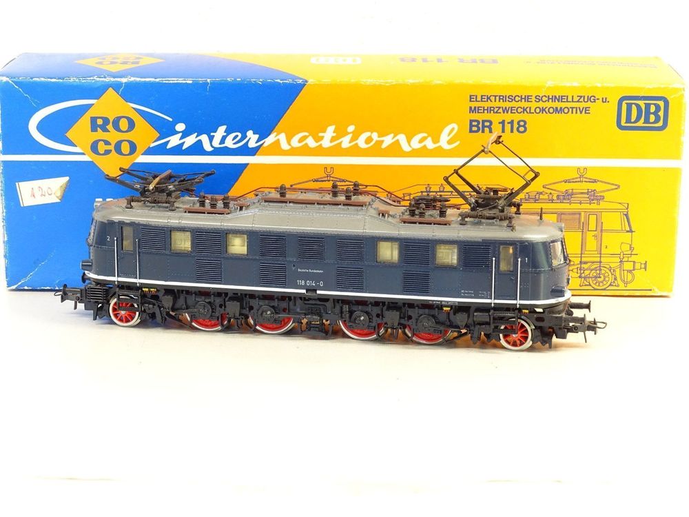 Roco 4141B Elektrolok BR118 014-0 DB, Blau, H0,GS/DC,OVP | Kaufen auf Ricardo