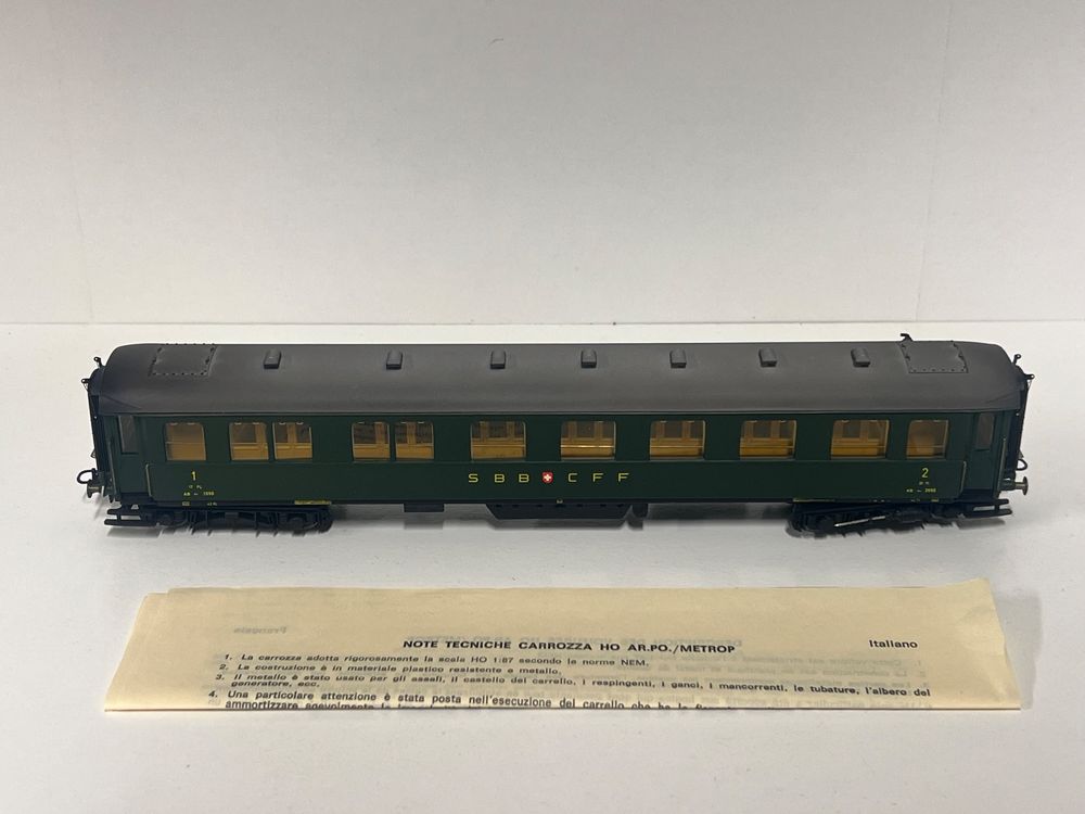 METROPOLITAN 7010 SBB - CFF RIC ABü (1-2 cl.) H0 DC (Gebraucht) in ...