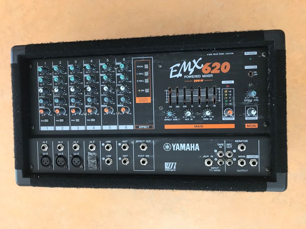 YAMAHA EMX 620 Powered Mixer 200w DJ Mischpult (Gebraucht) in Auw für ...