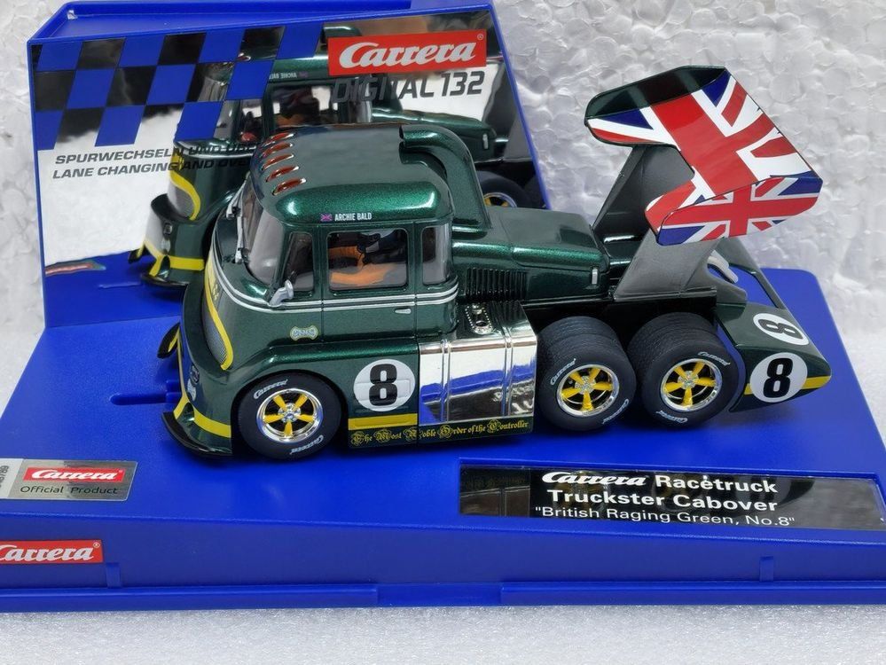 Carrera Digital 132 Race Truck Cabover British Racing Green (Neu und ...