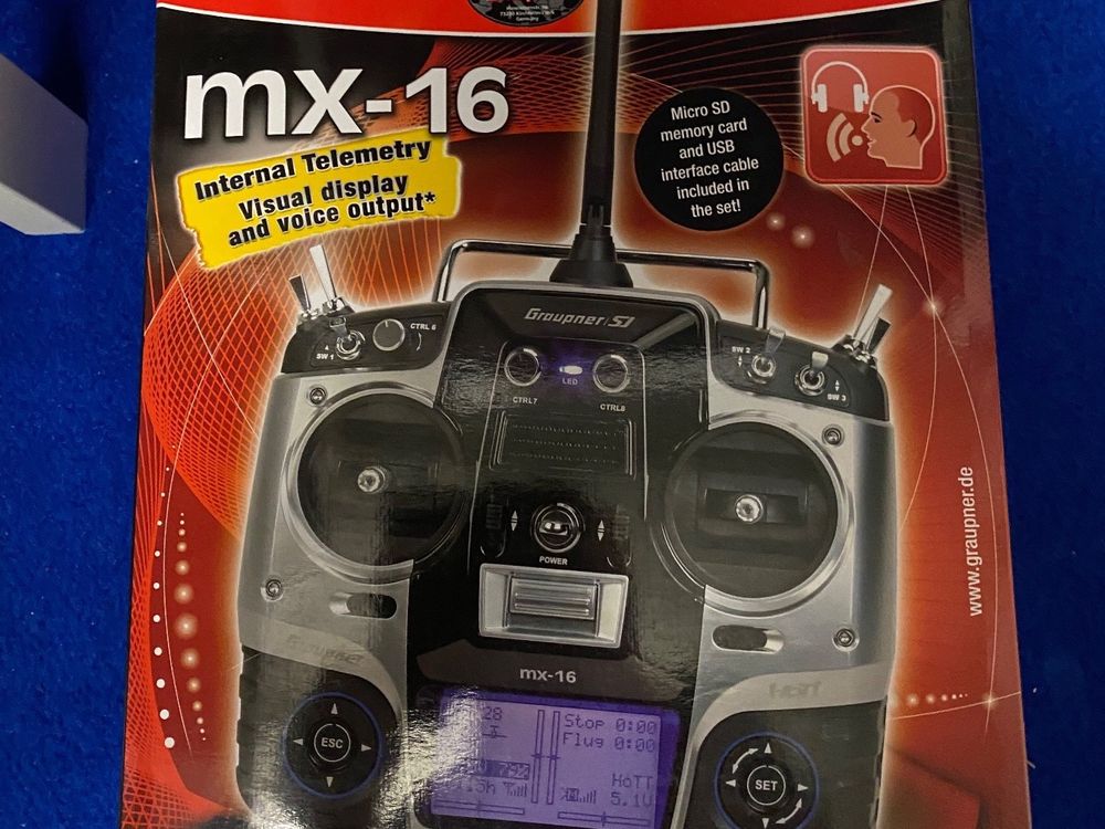 Graupner MX-16 HoTT Fernsteuerung | Kaufen auf Ricardo