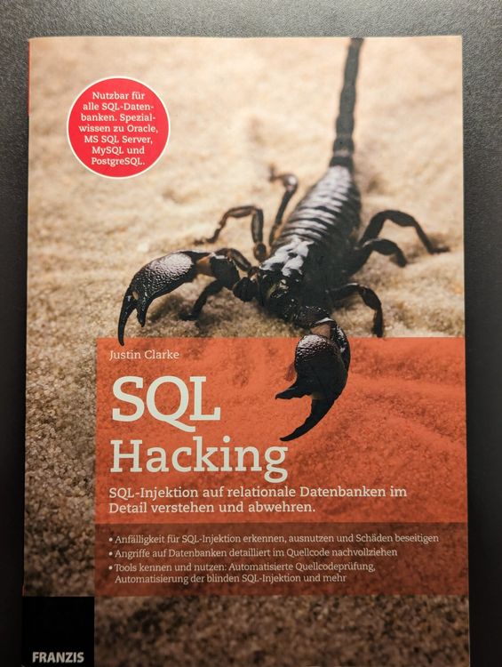 SQL Hacking (Gebraucht) in Zuchwil für CHF 13 – mit Lieferung auf ...