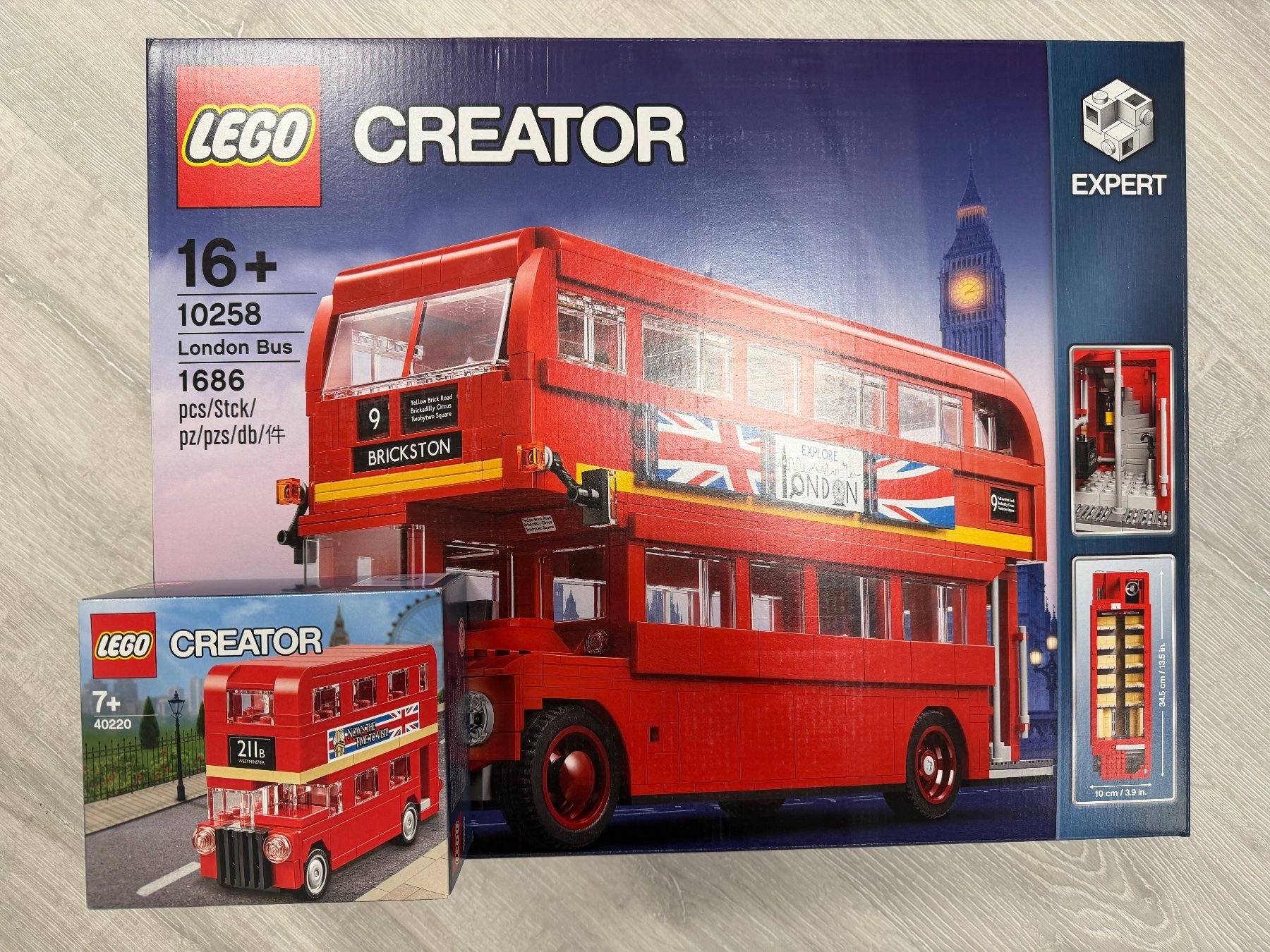 LEGO Creator - Doppeldecker Busse (40220 + 10258) (Neu und ...