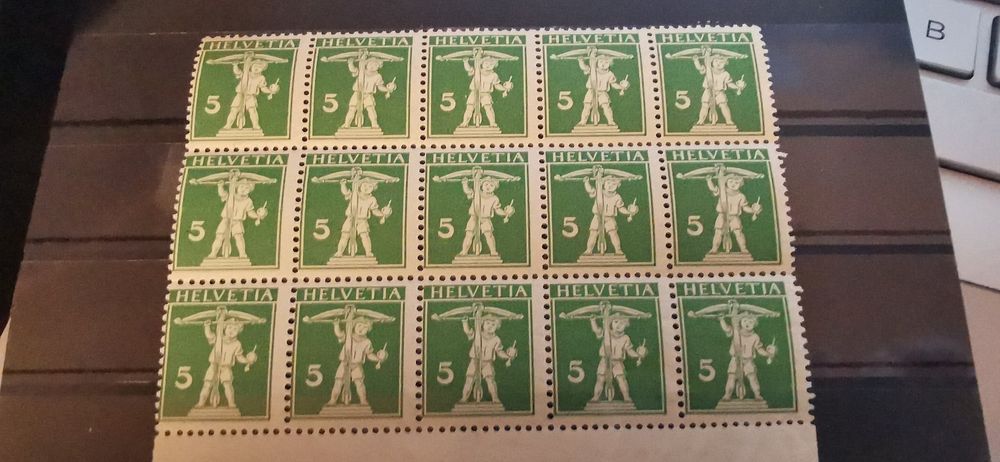 TELLKNABE TYPE I 1909 BOGENTEIL PERFORATION VERSCHOBEN KW+++ | Kaufen auf Ricardo