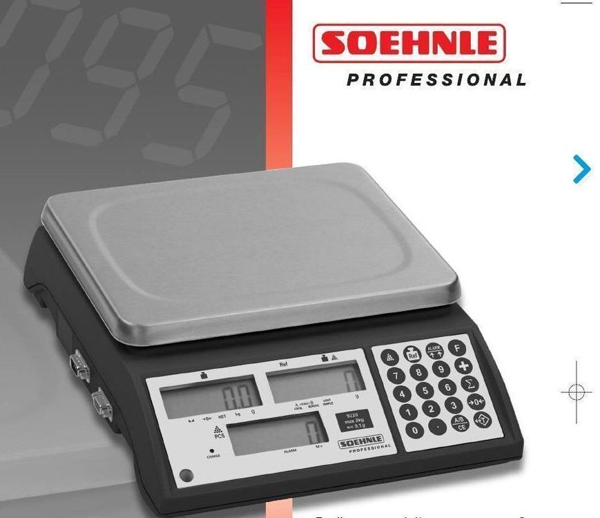 Zählwaage Plattformwaage Soehnle 9220 Professional (Gebraucht) in ...