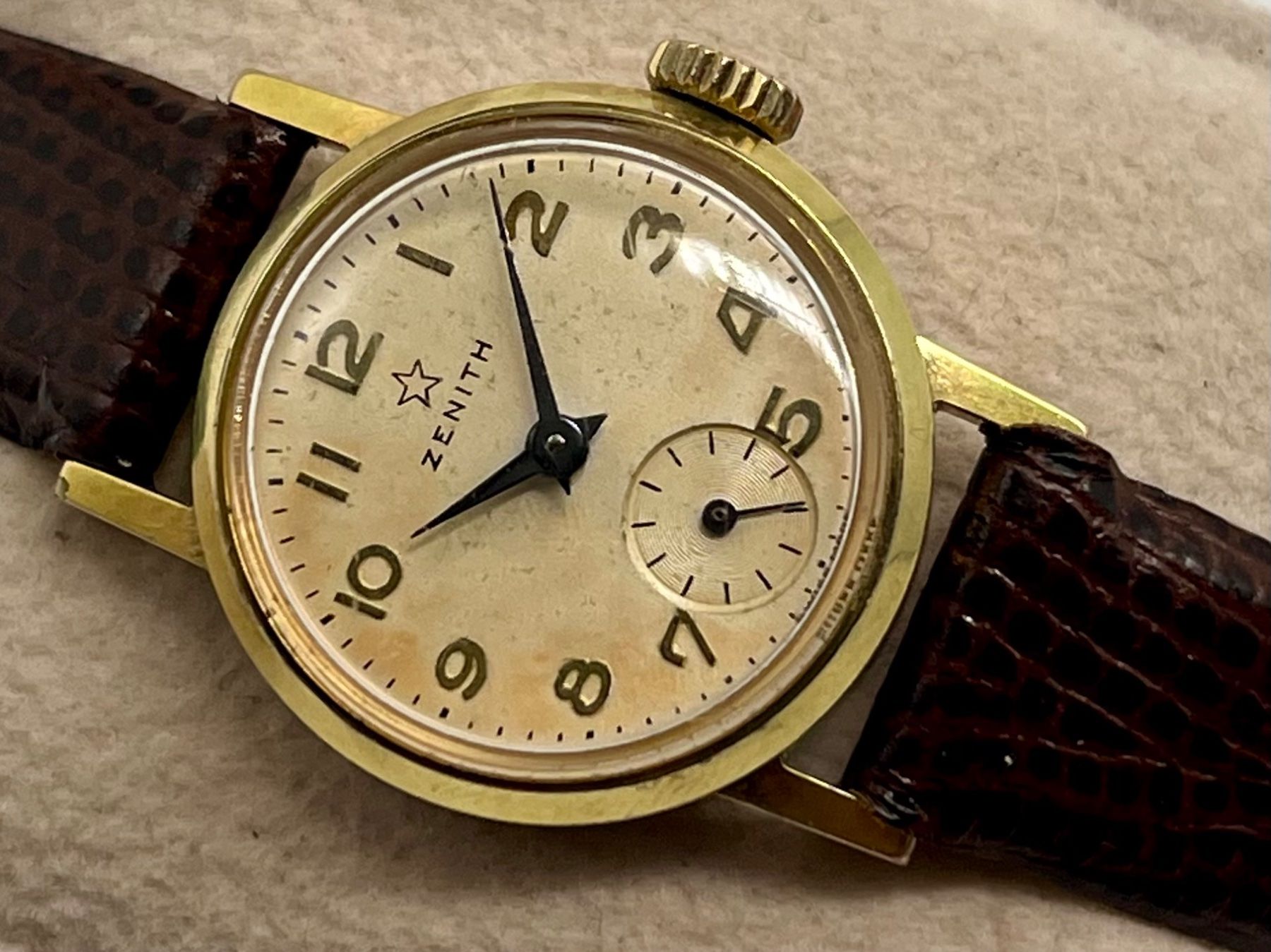 Zenith Handaufzug Vintage Damenuhr vergoldet (Gebraucht) in Aarau für CHF 60 – mit Lieferung auf ...