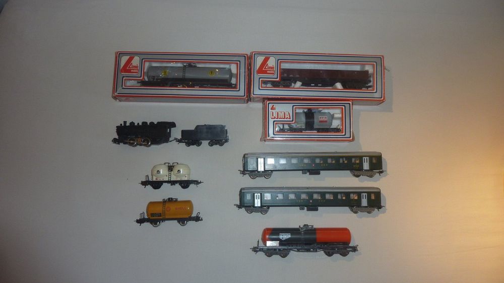 Grosses Set Lima HO 1/87: Lokomotive & Wagons (Gebraucht) in Gibswil ...