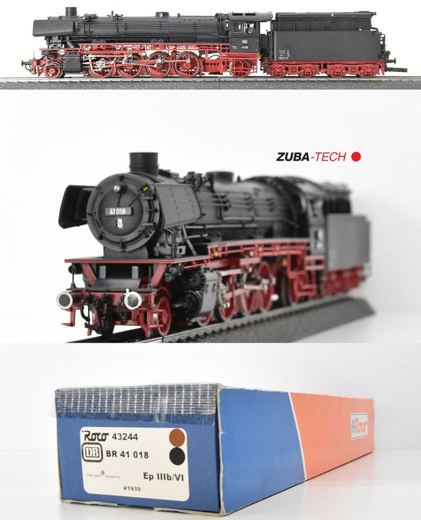 Roco 43244 Dampflok BR 41 DR H0 GS Analog mit OVP (Gebraucht) in St ...