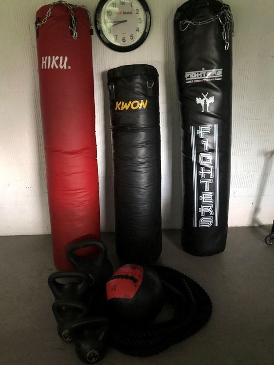 3*Boxsack, 4*Kettlebels, 1*Monster rope, | Kaufen auf Ricardo