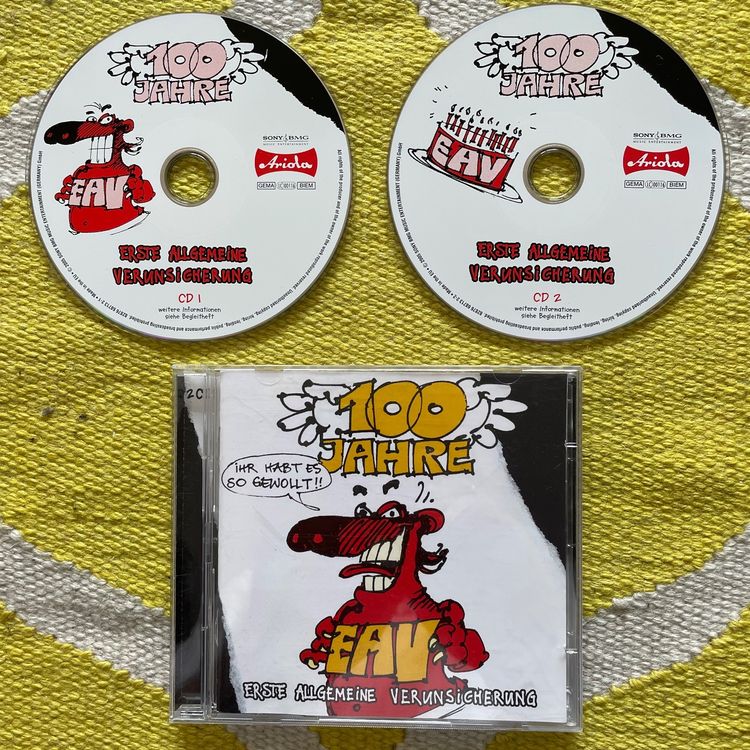 ERSTE ALLGEMEINE VERUNSICHERUNG EAV-2CD 100 JAHRE EAV (Gebraucht) in ...