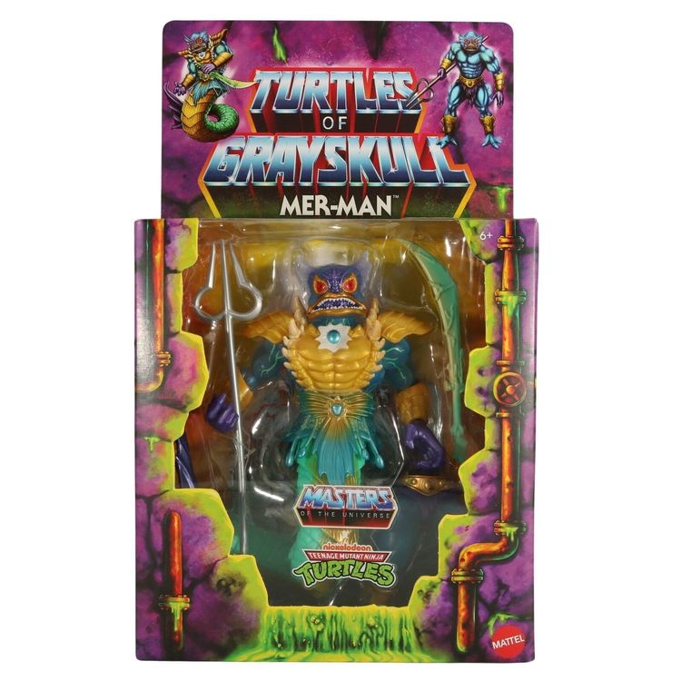 Masters of the Universe Turtles of Grayskull Mer-Man (Neu und ...