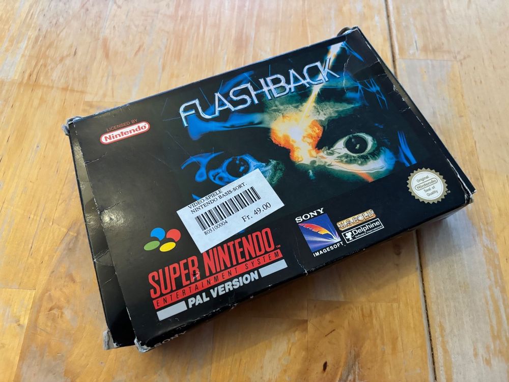 Originalverpackung Flashback für SNES | Kaufen auf Ricardo