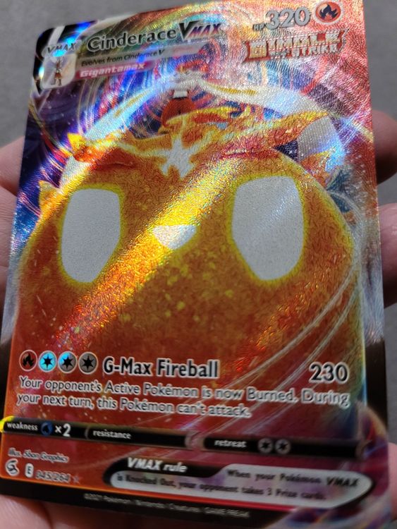 Pokémon Cinderace vmax Fusion strike (Gebraucht) in Wilchingen für CHF ...