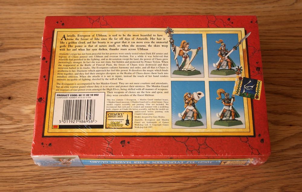 Warhammer - High Elf Everqueen and Her Maiden Guard (Neu und ...