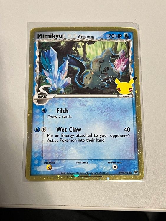 Pokemon Karte Mimikyu Promo Celebrations | Kaufen auf Ricardo