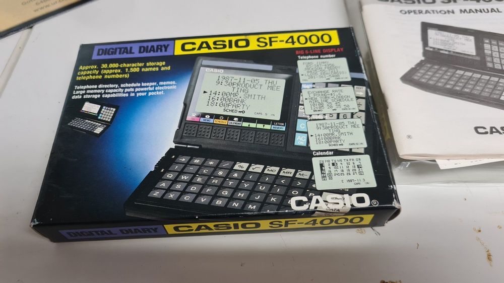 Casio Digital Diary SF 4000 | Kaufen auf Ricardo