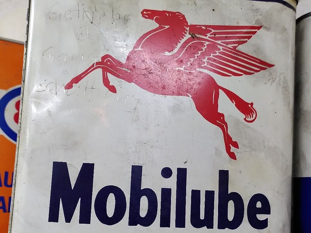 Blech-Kanister 2l mobilube, ca 1940, retro, leer (Gebraucht) in Aarau ...