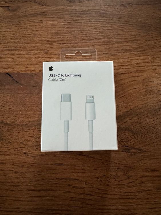Apple iPhone Ladekabel, 2 Meter lang - USBc auf Lightning (Neu und originalverpackt) in ...