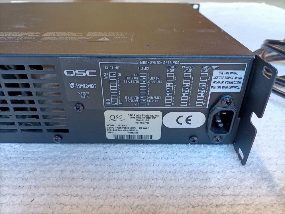 QSC PLX 3002 (Gebraucht) in Hellikon für CHF 335 – nur Abholung auf ...